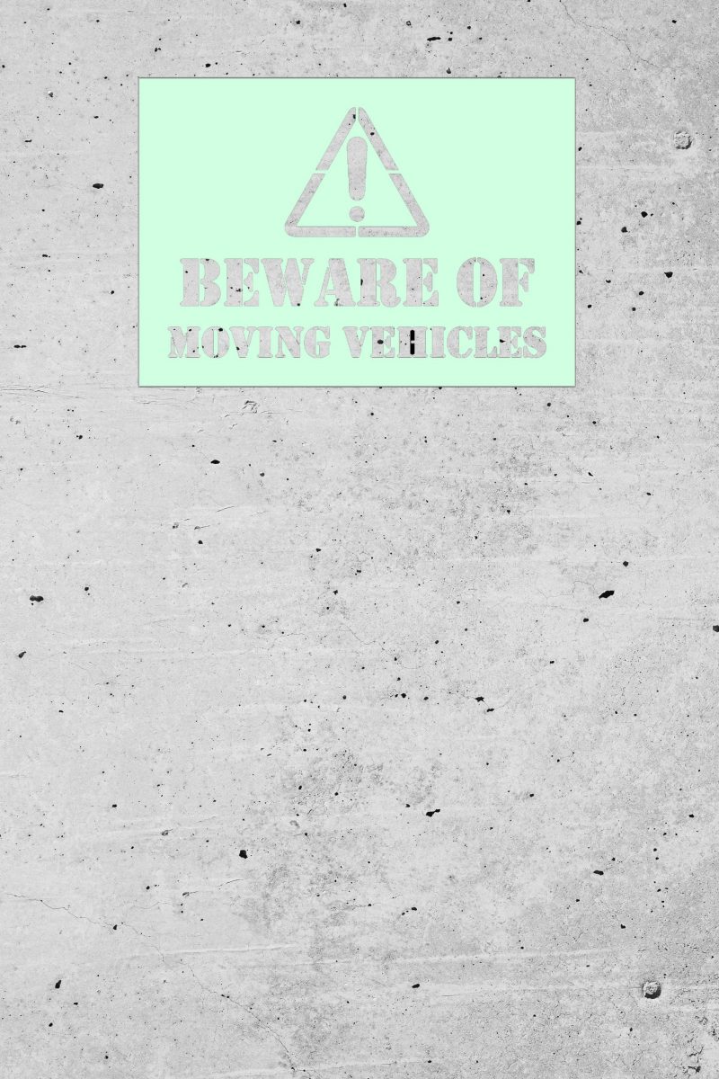 Loading Bay Area Keep Clear Stencil A6/A5/A4/A3 Mylar