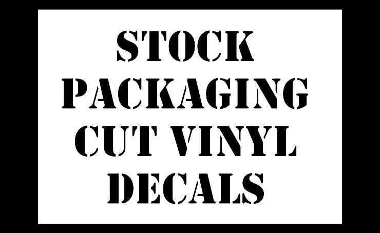 Packaging Decals: Check Out Our Vast Array Of Stock Cut Vinyl Decals