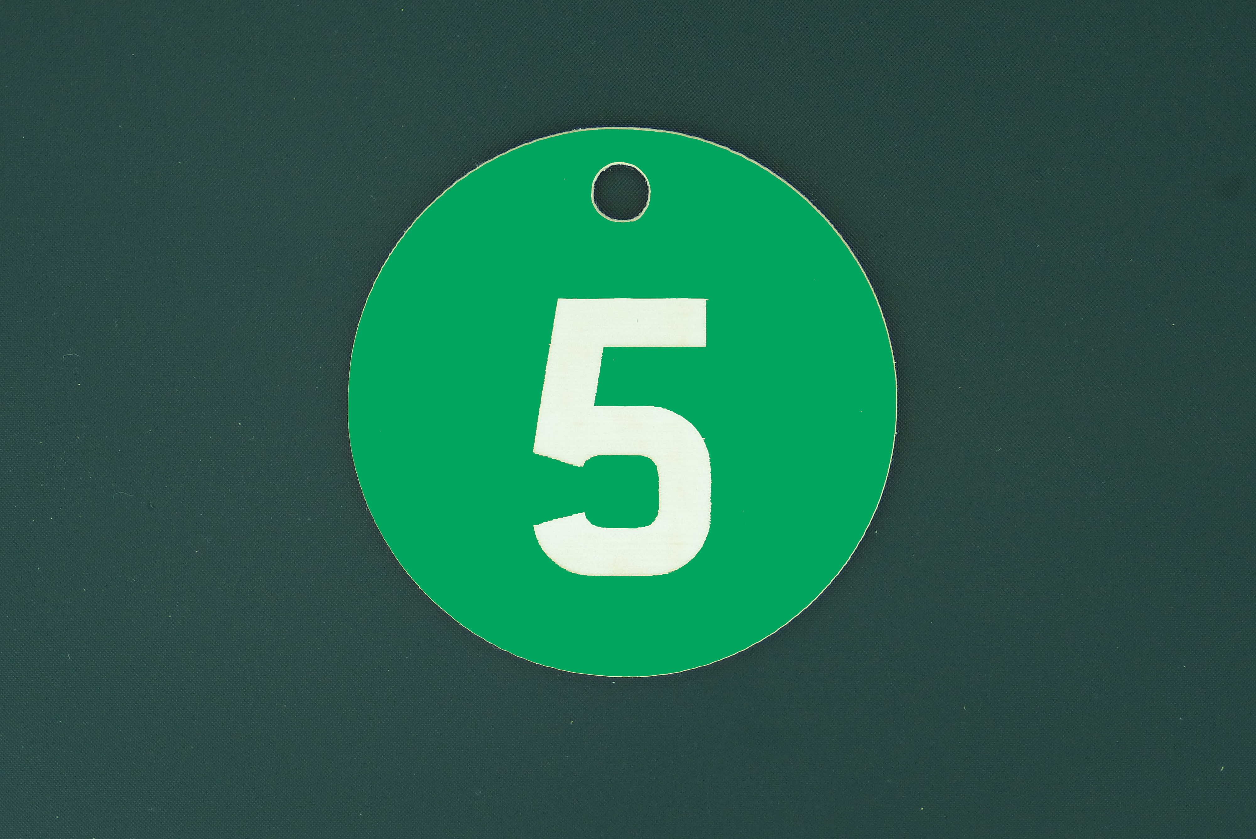 Laser Engraved Valve Tags - Numbered 1-25